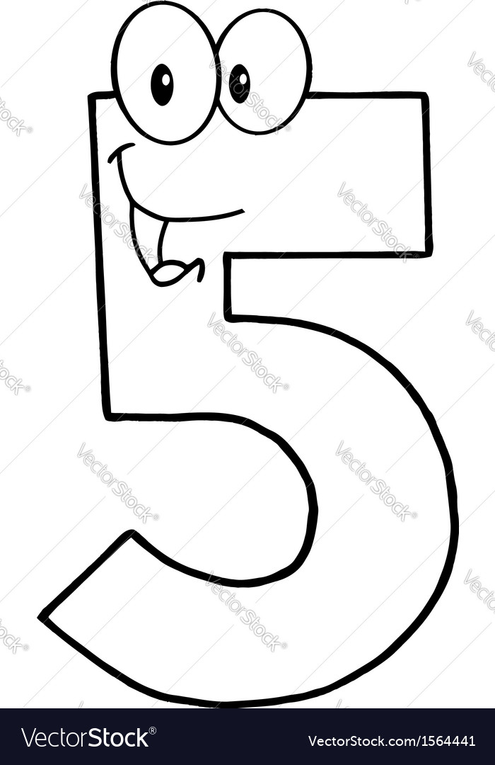 Cartoon numbers Royalty Free Vector Image - VectorStock Cartoon numbers Royalty Free Vector Image - VectorStock