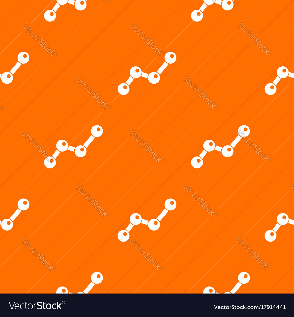 Chart statistics line pattern seamless Royalty Free Vector