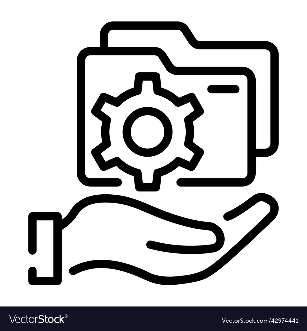 Data Management Royalty Free Vector Image Vectorstock
