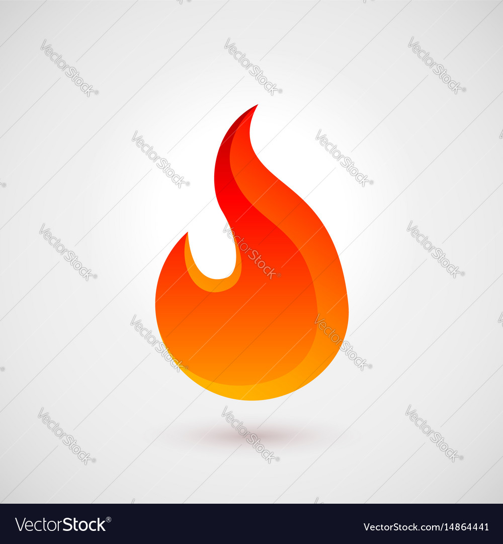 Fire icon Royalty Free Vector Image - VectorStock