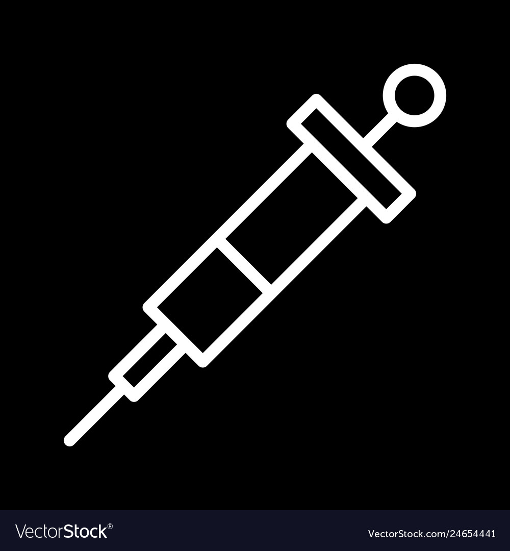 Injection icon Royalty Free Vector Image - VectorStock