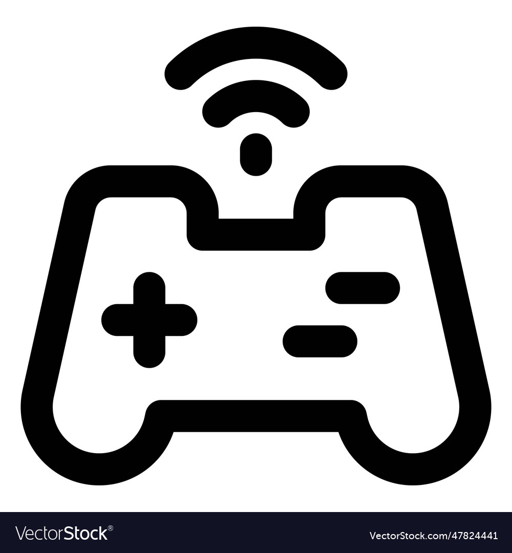Joystick an electronic input device Royalty Free Vector