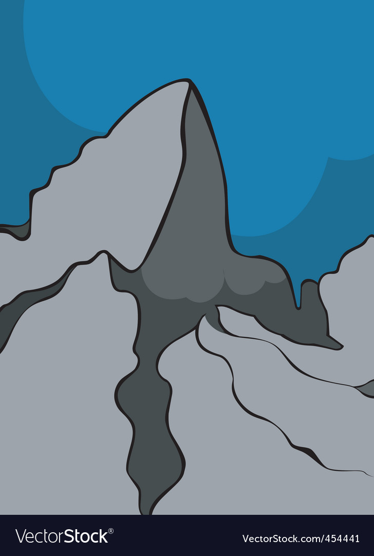 Mountain Royalty Free Vector Image - VectorStock
