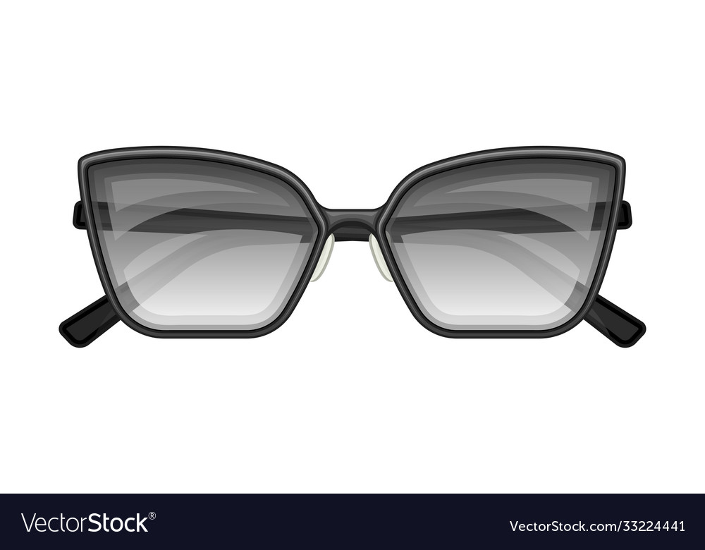 Sunglasses or shades rectangular shape Royalty Free Vector