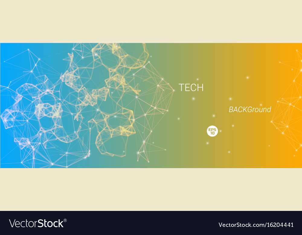 Technological banner Royalty Free Vector Image