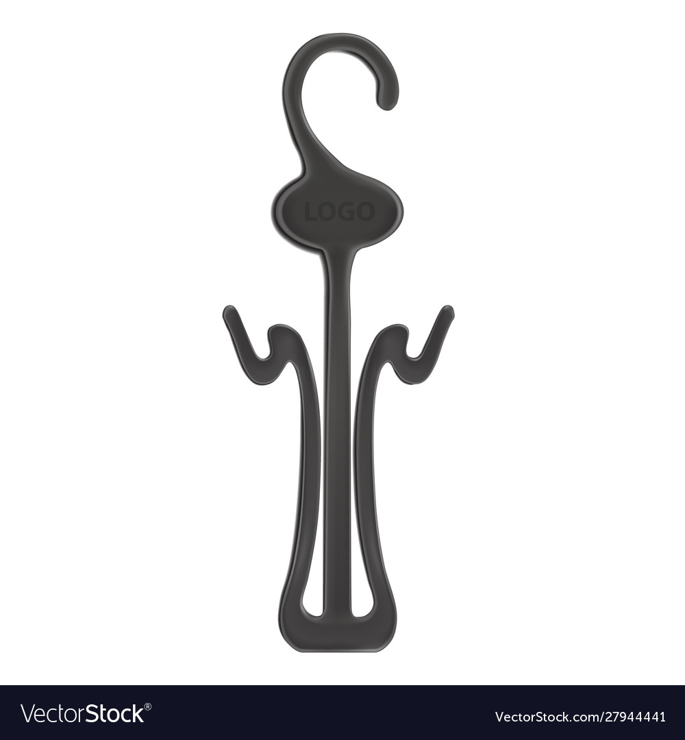 Unn mock up black slippers Royalty Free Vector Image Unn mock up black slippers Royalty Free Vector Image