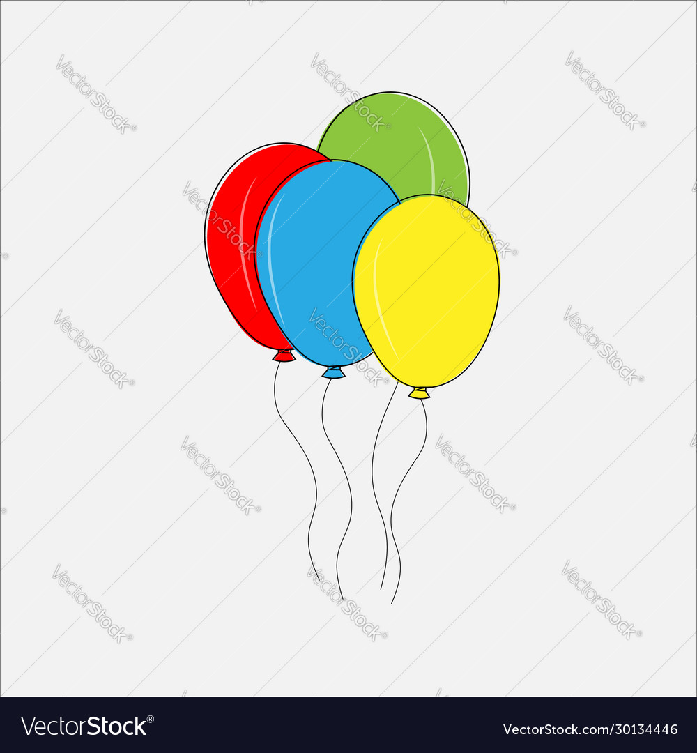 Baloon Royalty Free Vector Image - VectorStock
