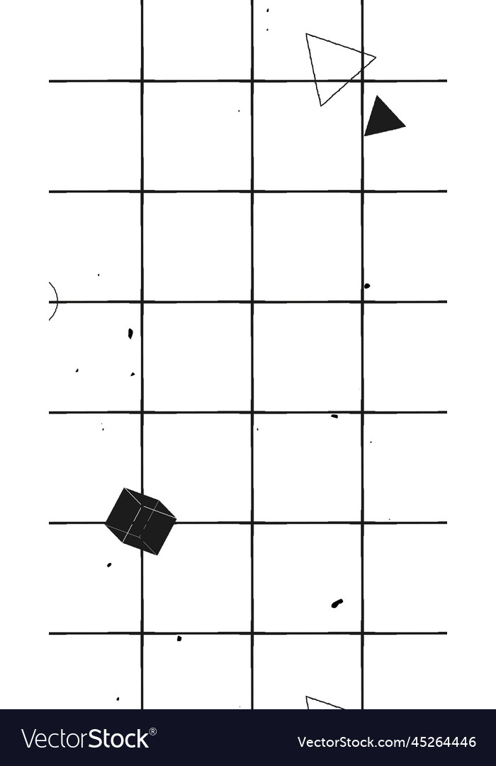 Seamless 3d Geometric Pattern On A White Vector Image