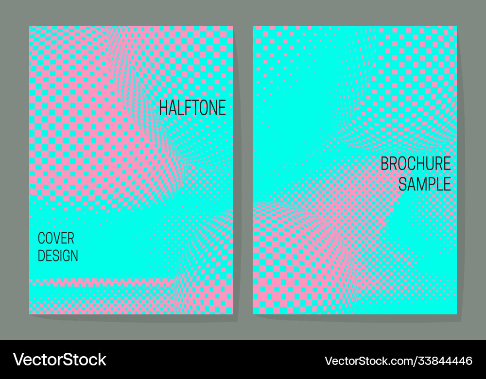 Vibrant light cover design templates with pink Vector Image
