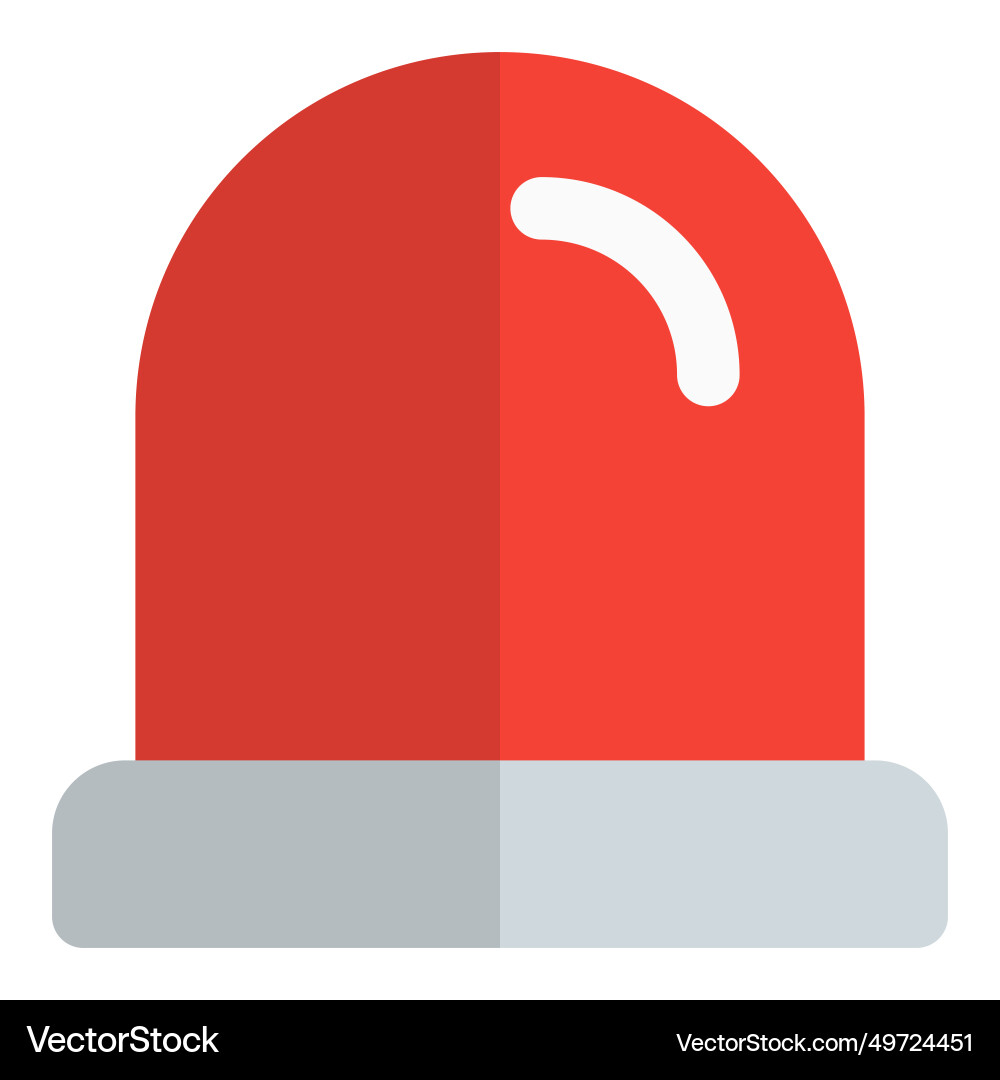 Alerting with sound and light in unison Royalty Free Vector