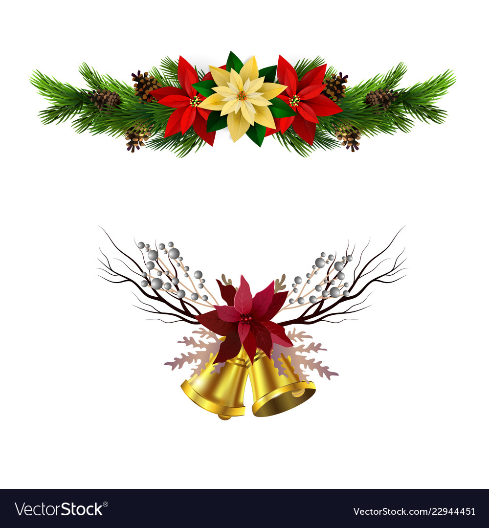 Christmas elements for your designs Royalty Free Vector