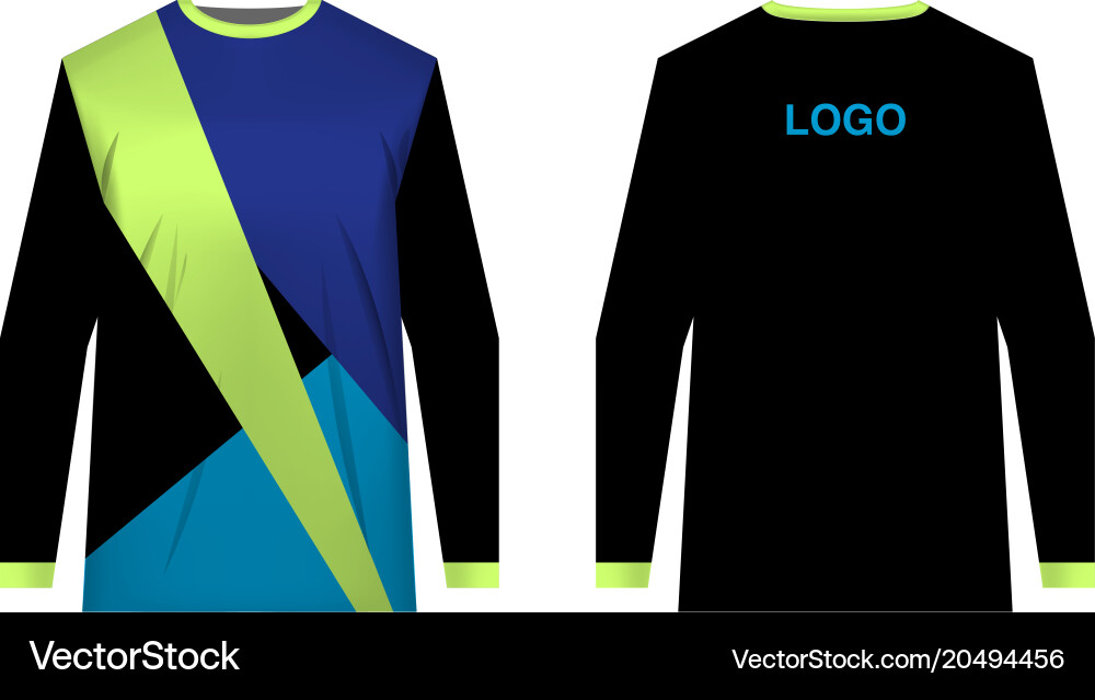 Jersey design sportwear Royalty Free Vector Image