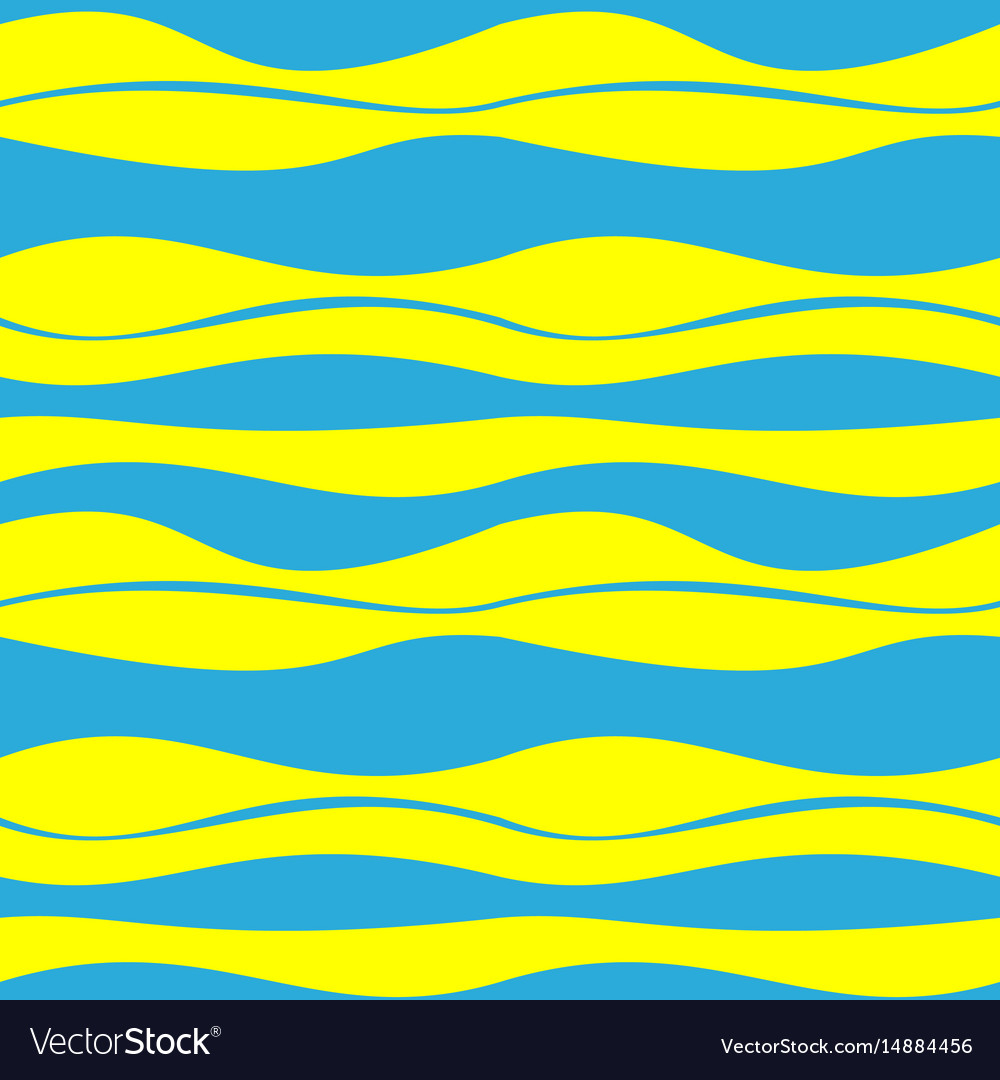 Seamless patterns of abstract waves decoration Vector Image