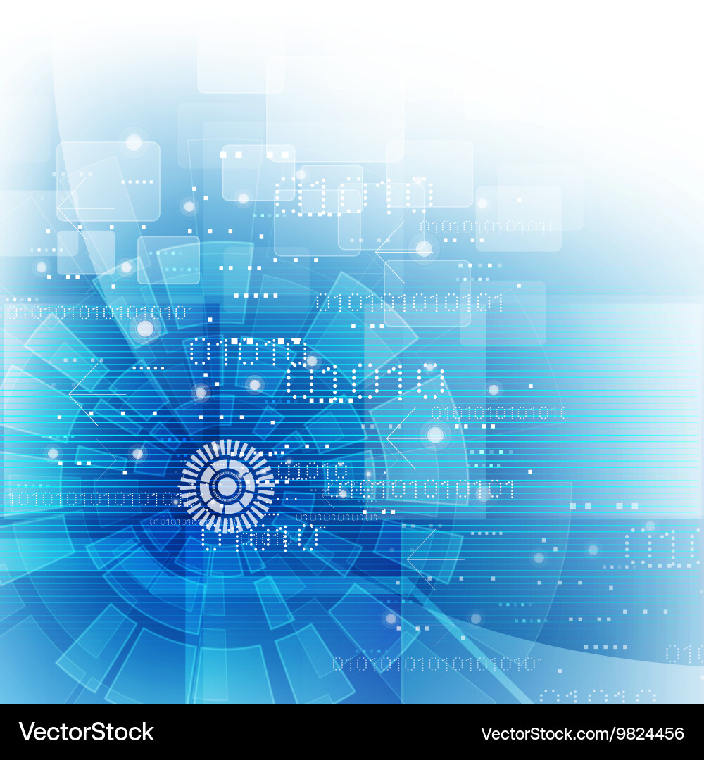 Technology futuristic digital background Vector Image