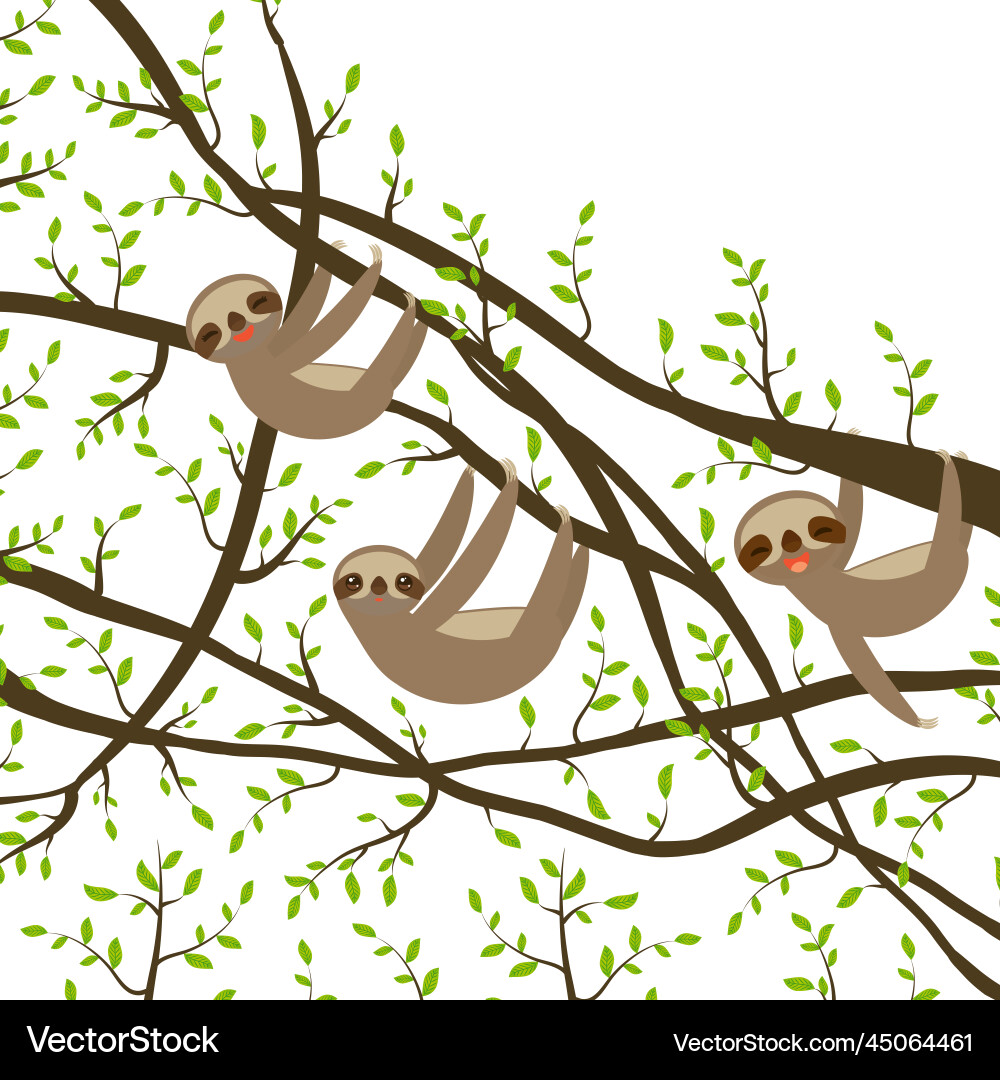 Card banner template with funny and cute smiling Vector Image
