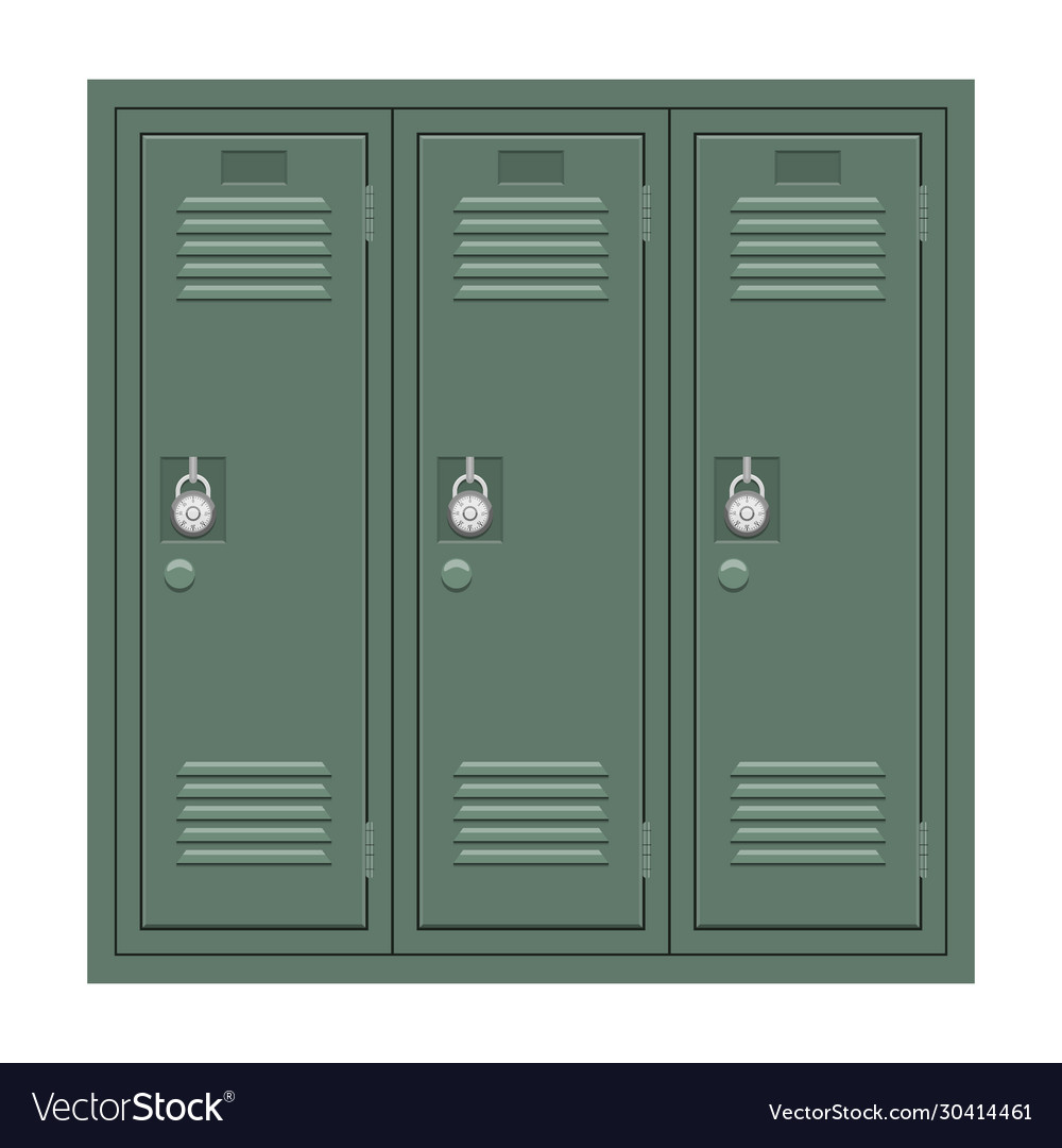 School locker Royalty Free Vector Image - VectorStock