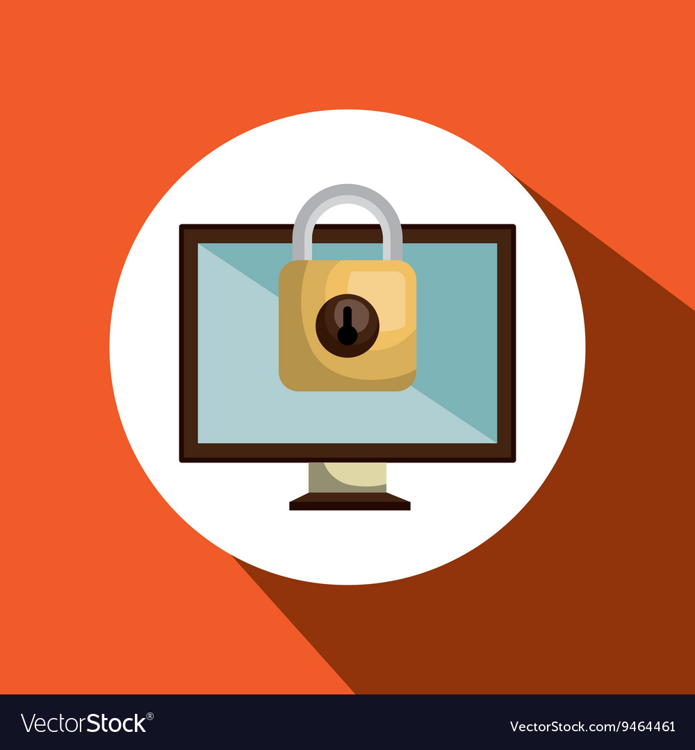 Security system design Royalty Free Vector Image