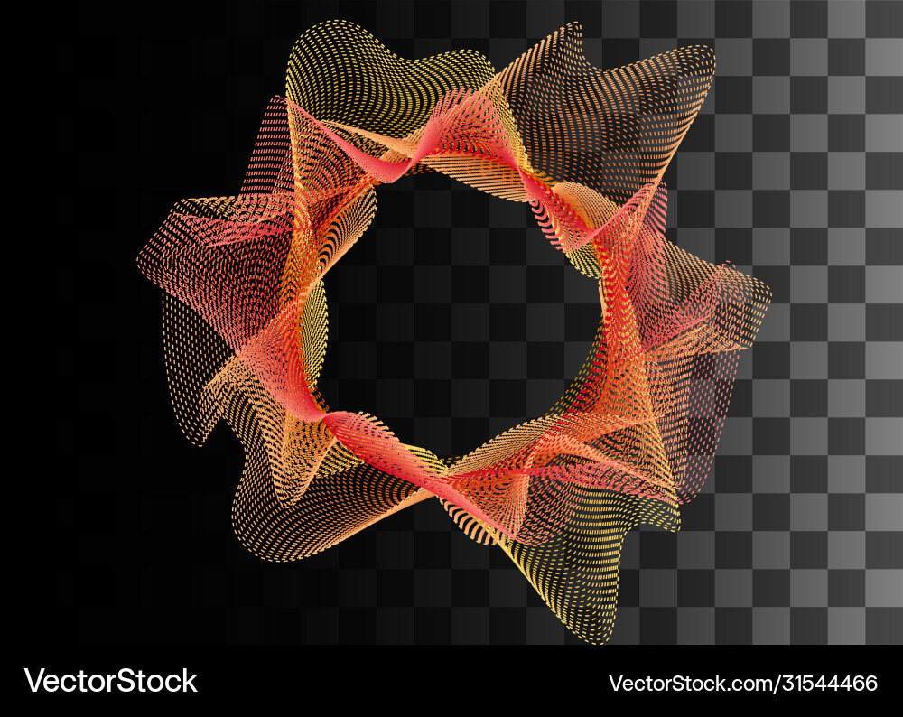 Abstract design element orange and yellow color Vector Image