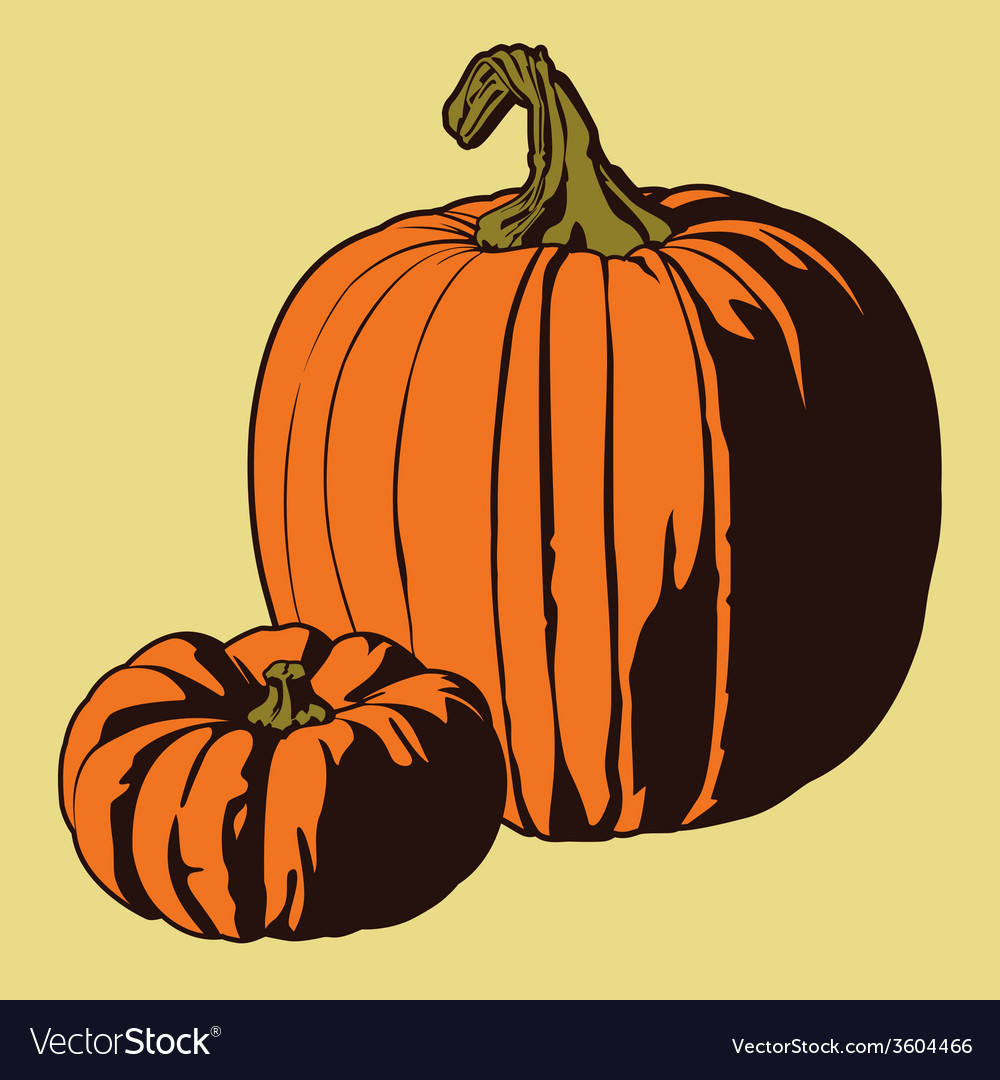 Pumpkin Royalty Free Vector Image - VectorStock
