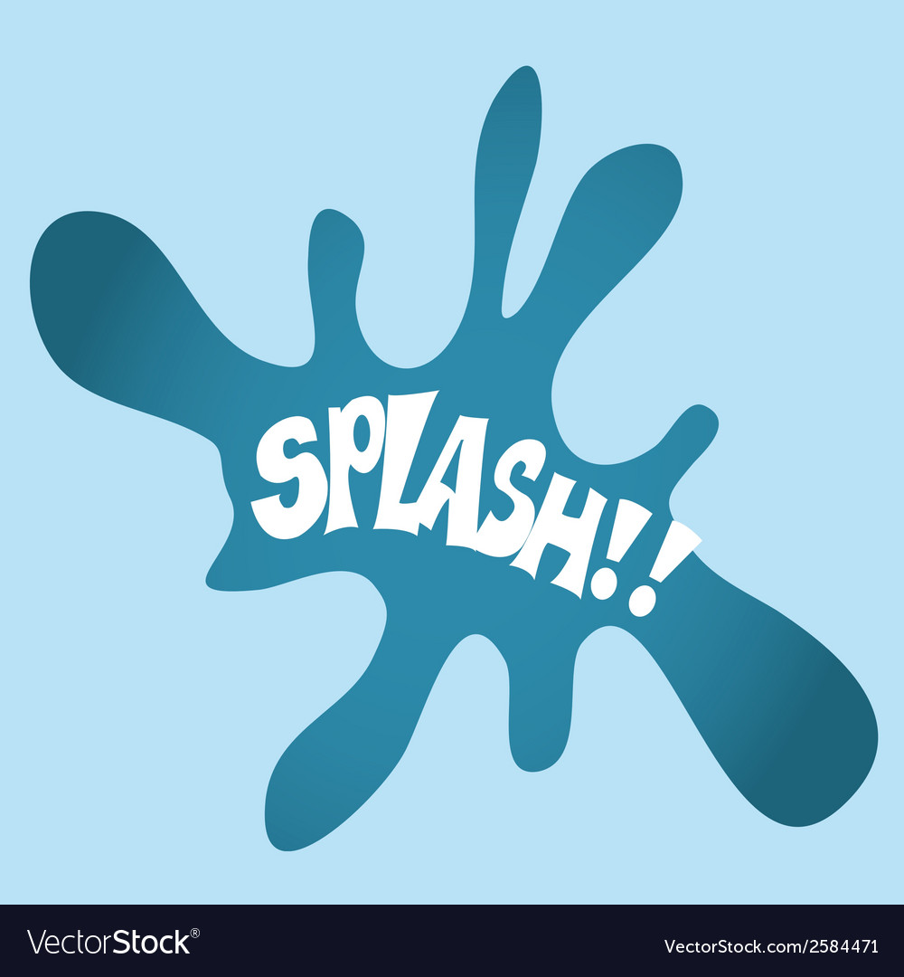 A colored comic expression in colored background Vector Image