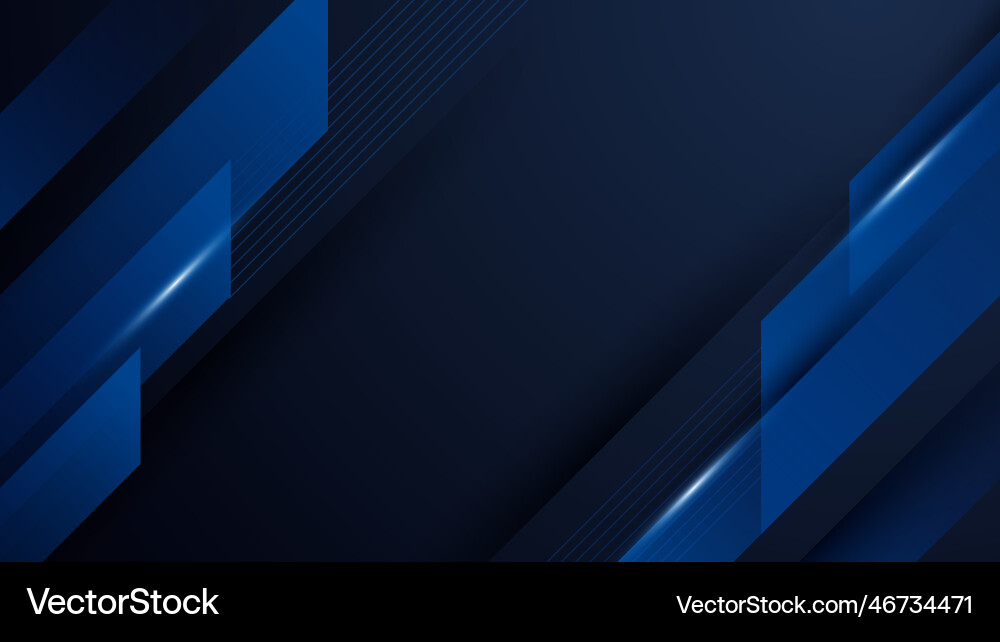 Blue and black colorful abstract modern Royalty Free Vector