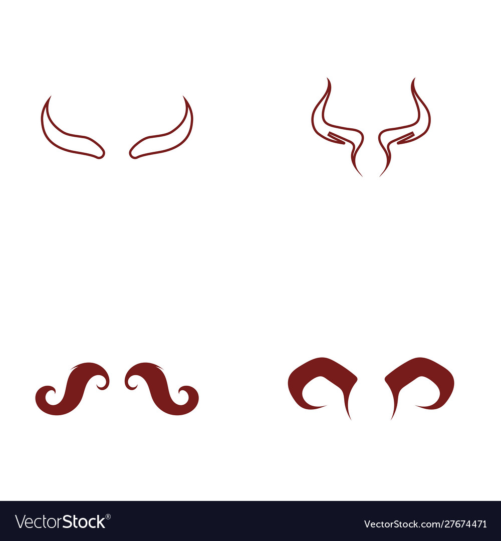 Devil horn icon Royalty Free Vector Image - VectorStock