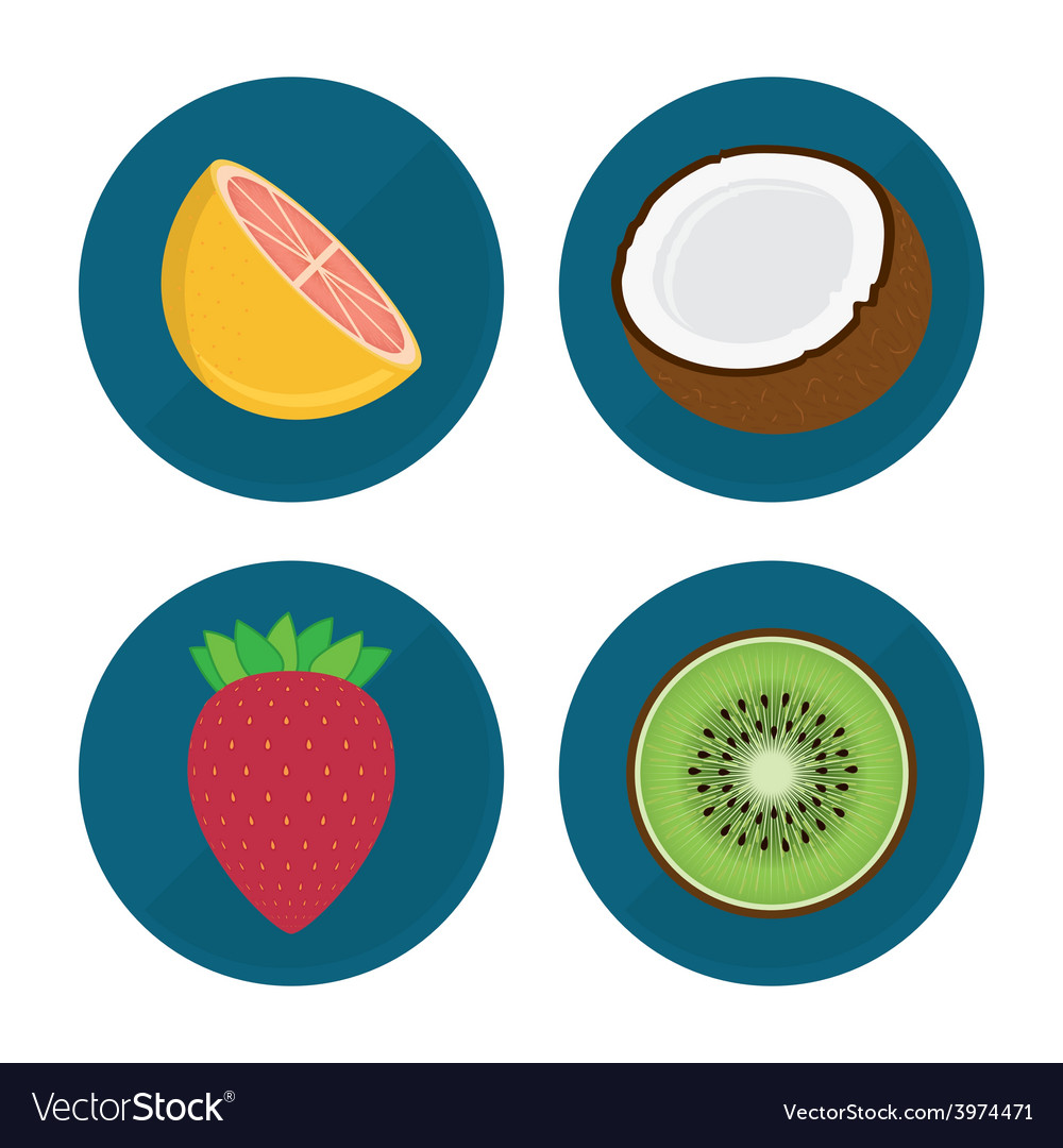 Fruits design Royalty Free Vector Image - VectorStock