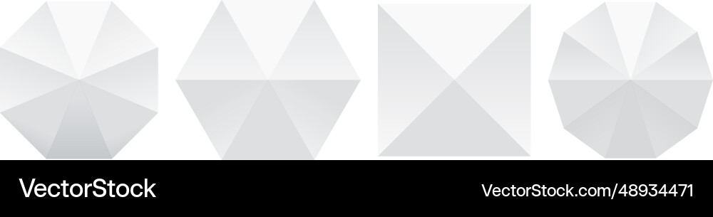 White square tent top view event or party marquee Vector Image