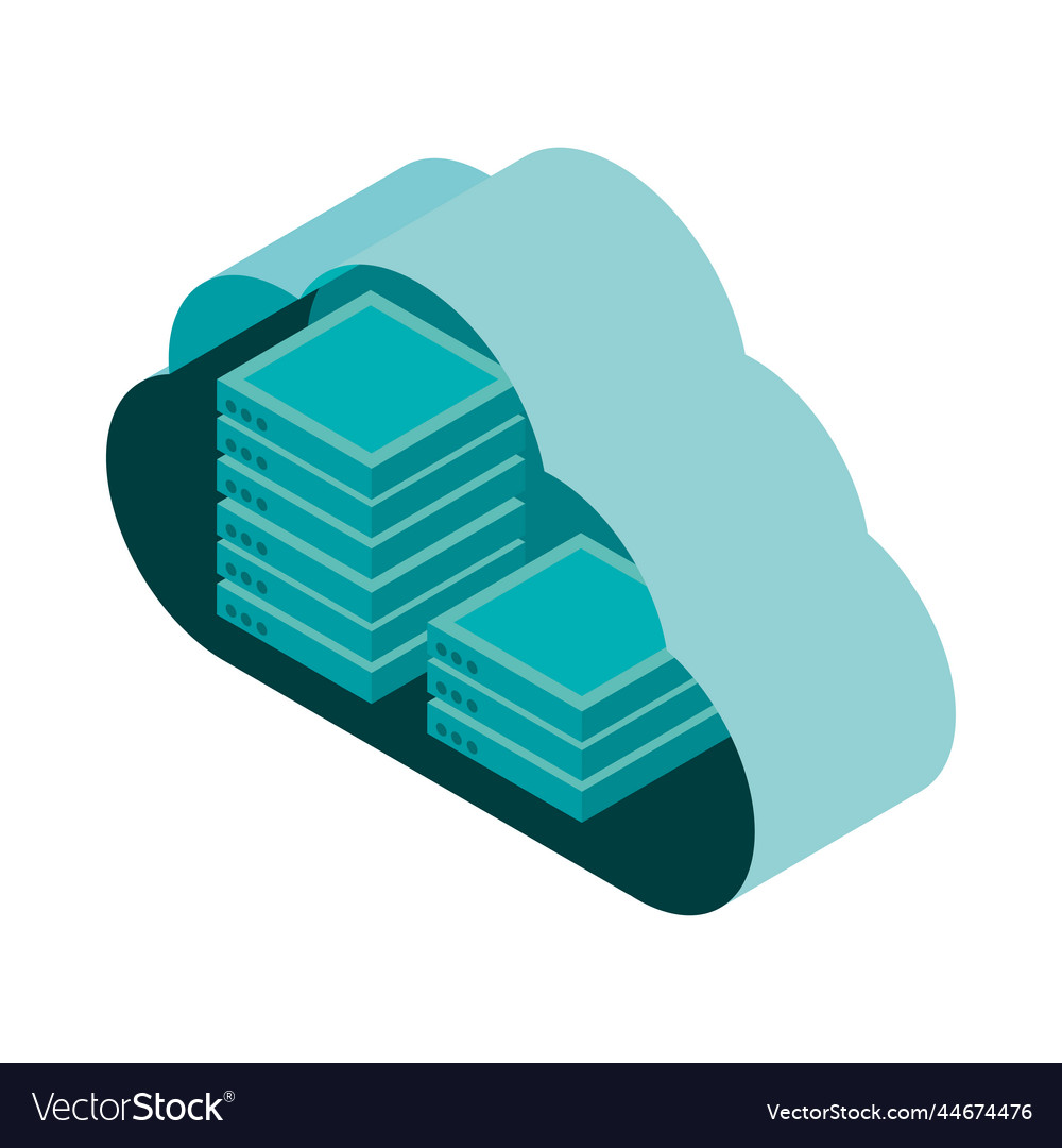 Cloud technology data Royalty Free Vector Image