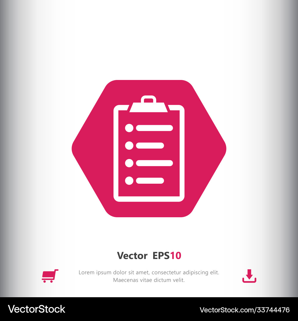 Document form blank icon sign Royalty Free Vector Image