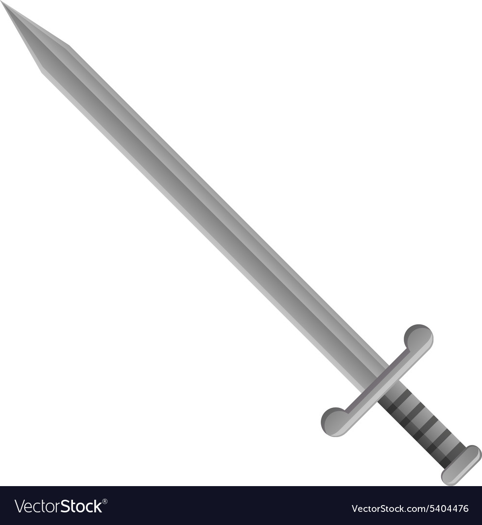 Medieval sword Royalty Free Vector Image - VectorStock