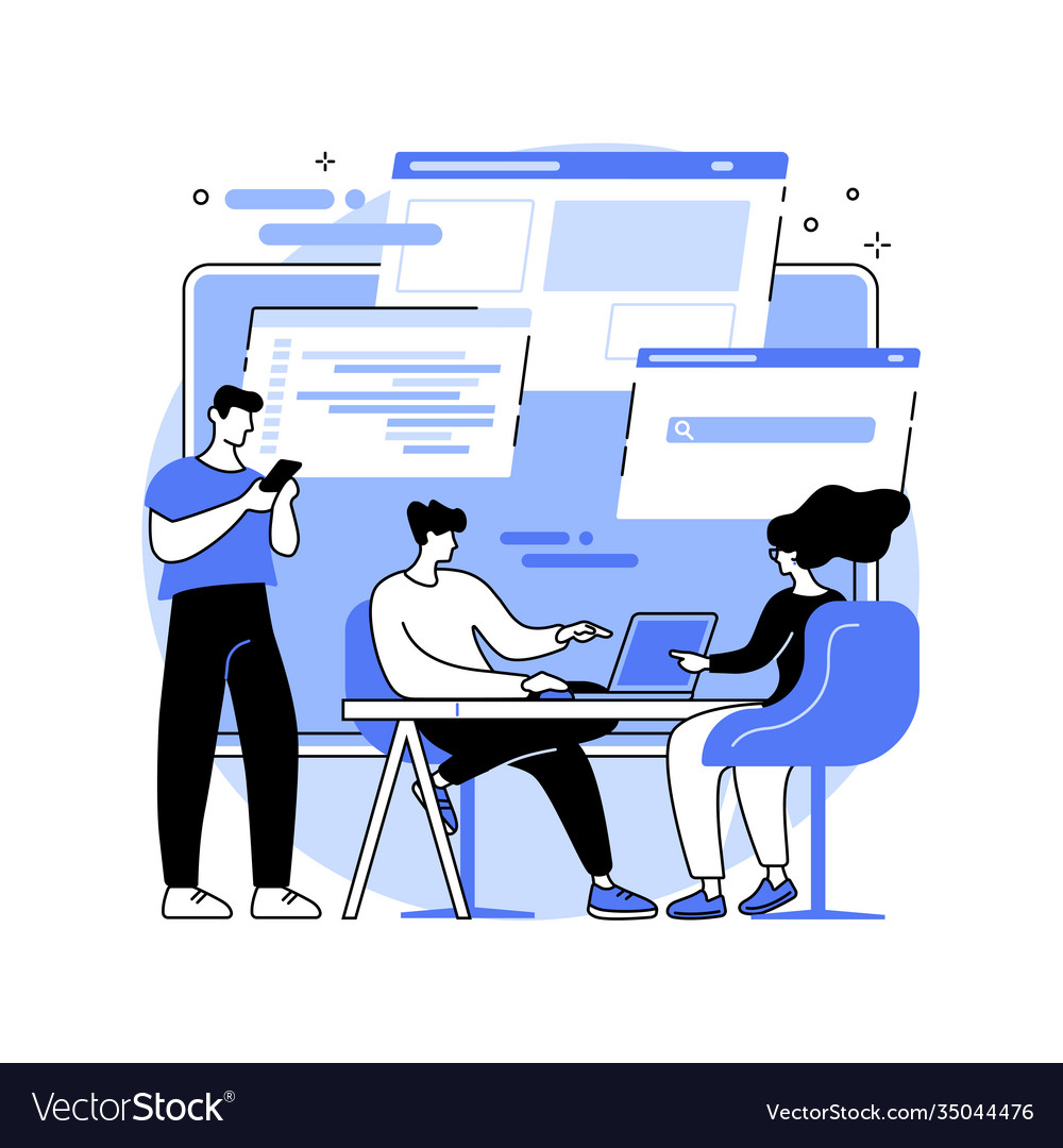 System software development abstract concept Vector Image System software development abstract concept Vector Image