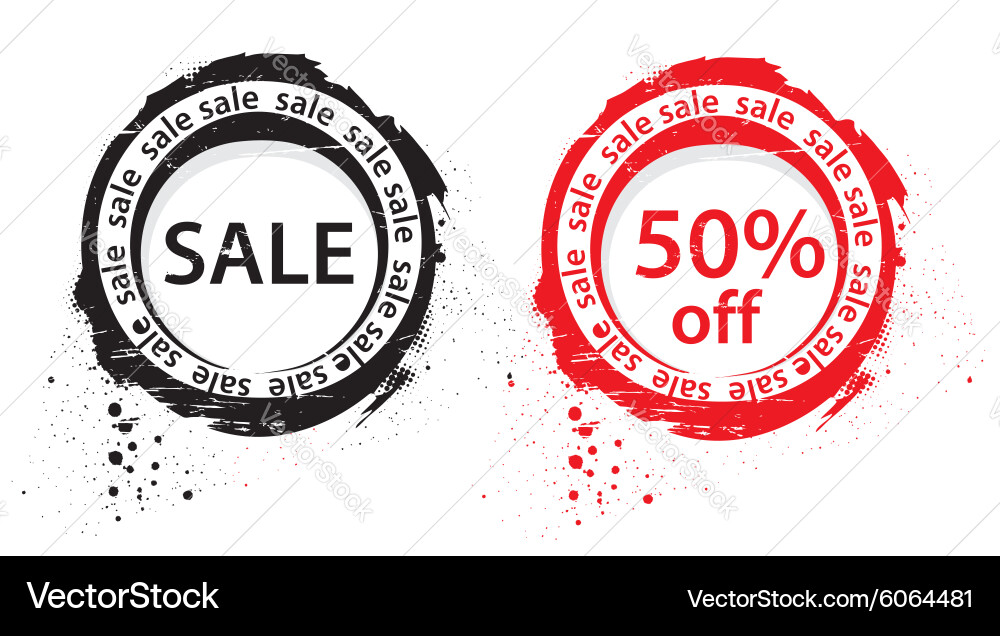 50 discount banner Royalty Free Vector Image - VectorStock