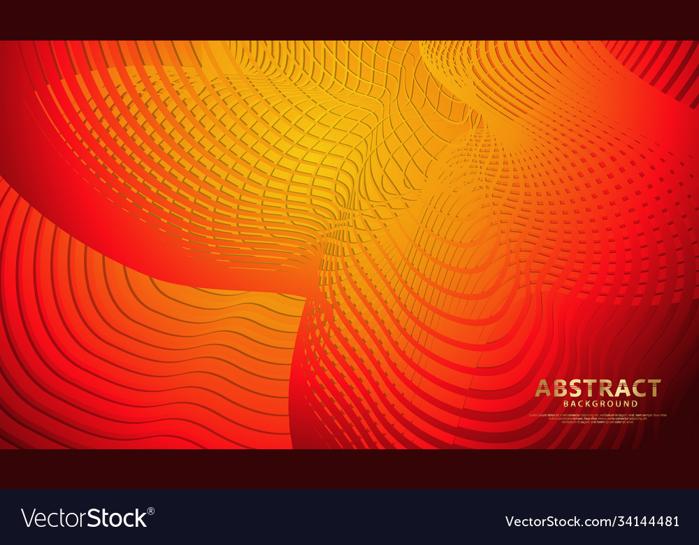 Abstract flow lines background with elegant Vector Image