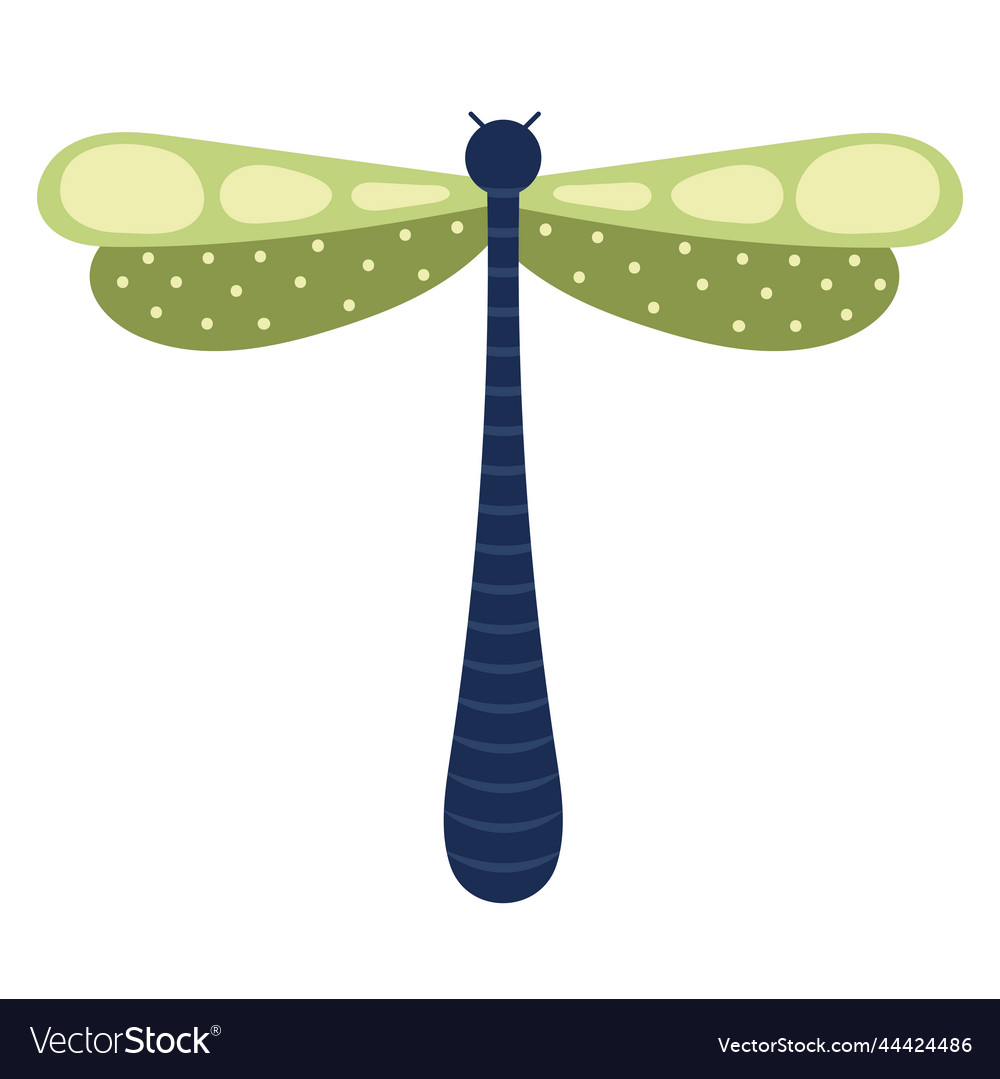 Dragonfly Bug Icon Royalty Free Vector Image Vectorstock