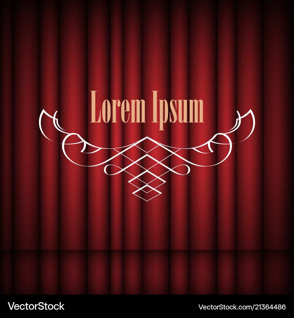 Stage Curtain Border