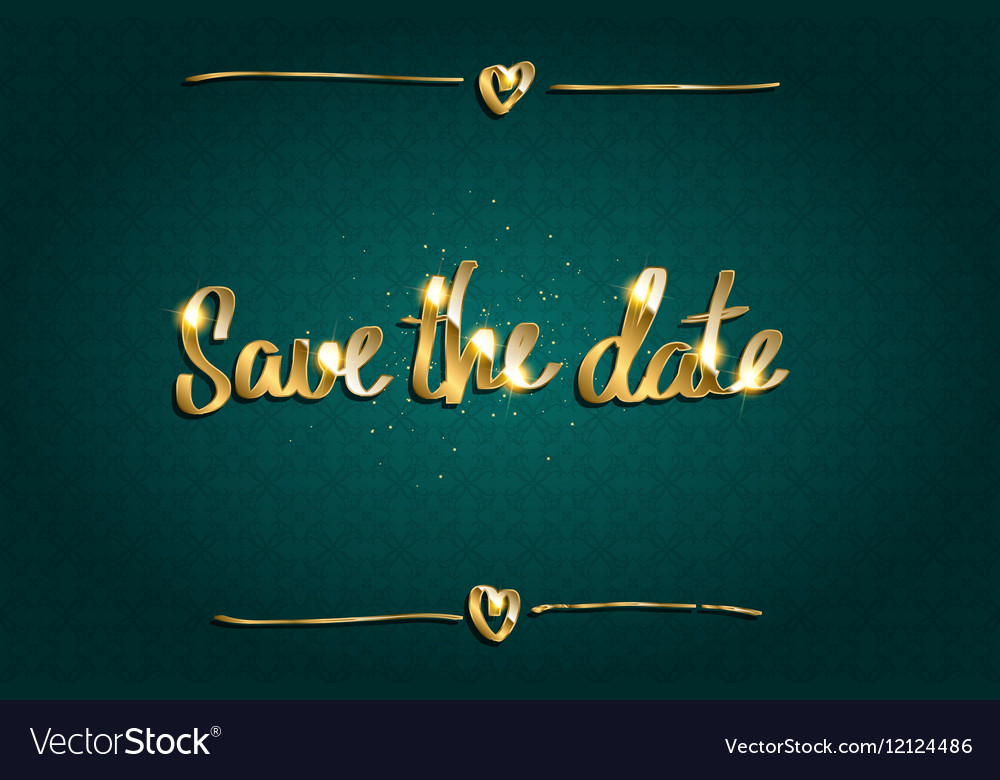 Save Our Date Royalty Free Vector Image - VectorStock