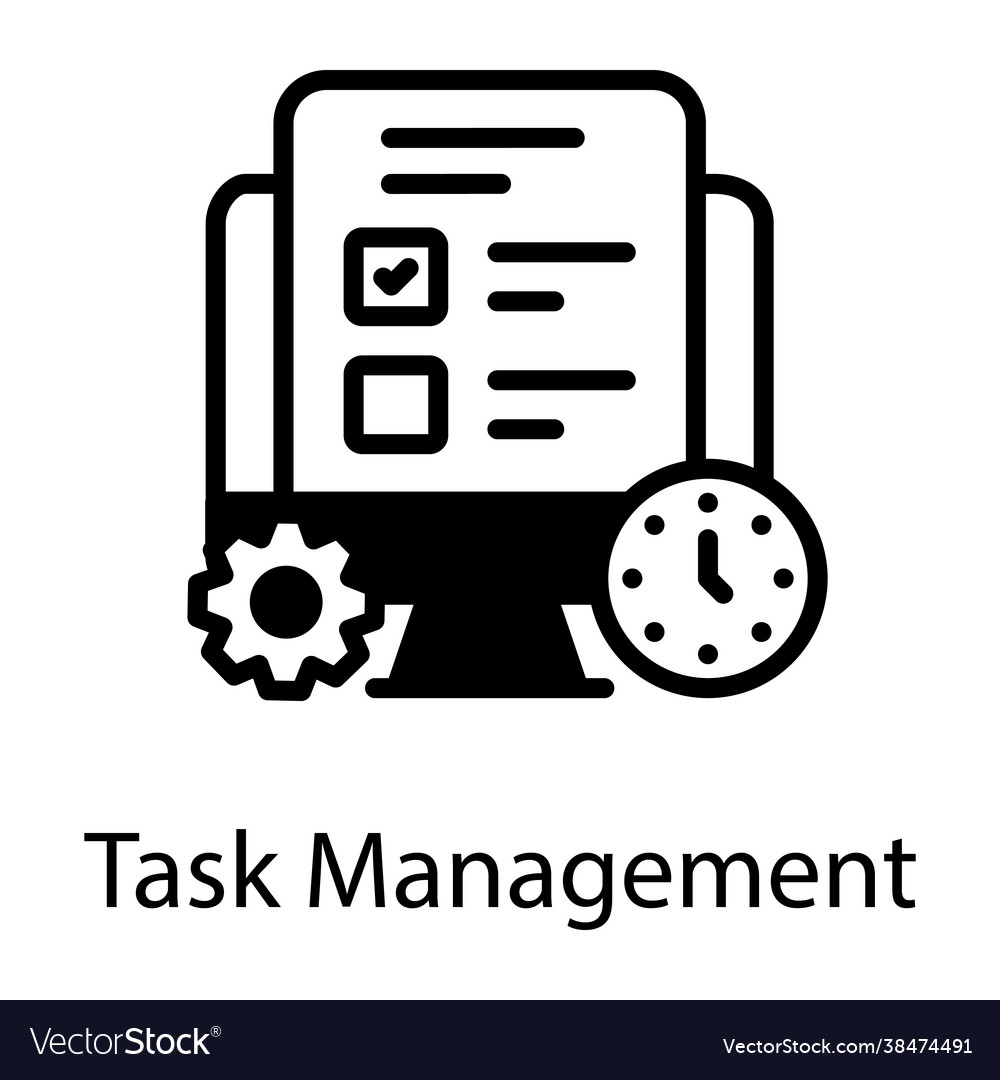 Task management Royalty Free Vector Image - VectorStock