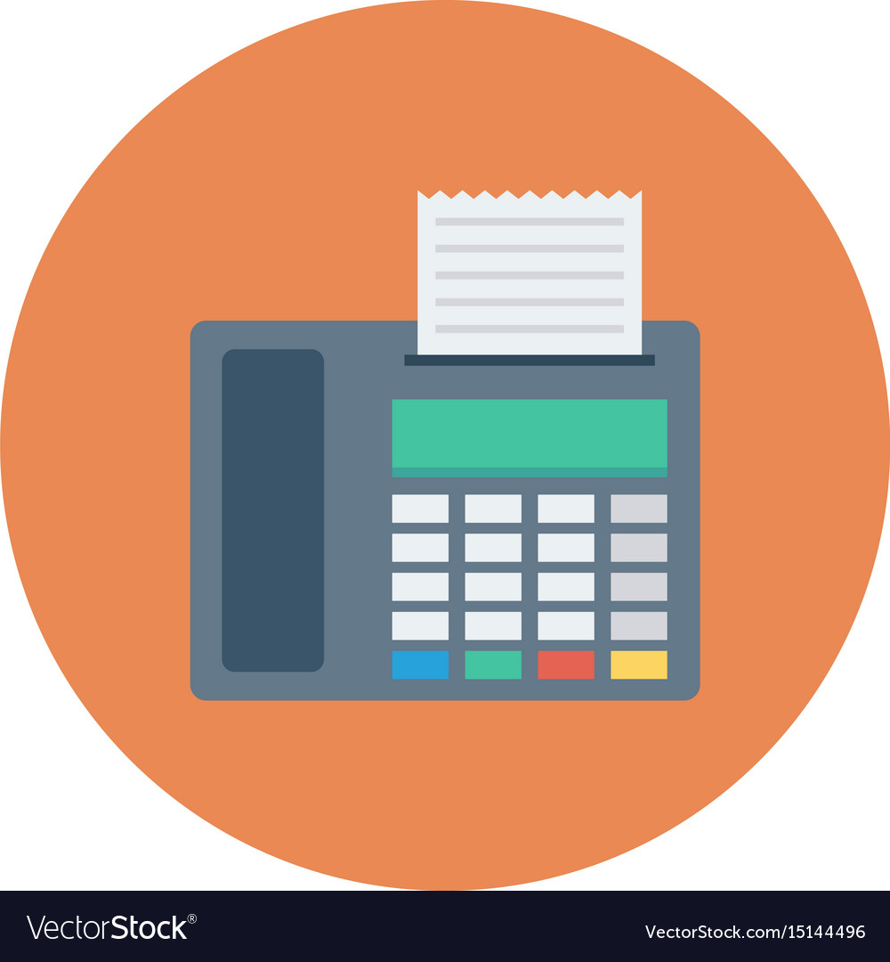 Faxmachine Royalty Free Vector Image - VectorStock