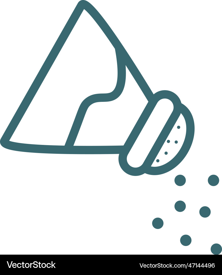 Salt icon thin line icon from health Royalty Free Vector