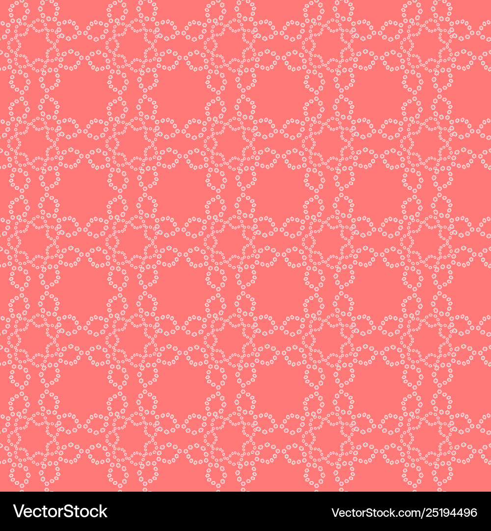Simple floral lace seamless pattern Royalty Free Vector