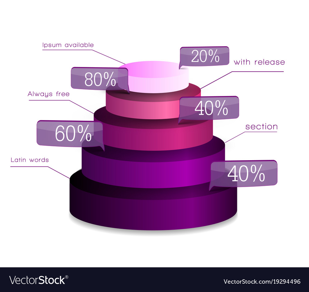 Web chart infographics Royalty Free Vector Image