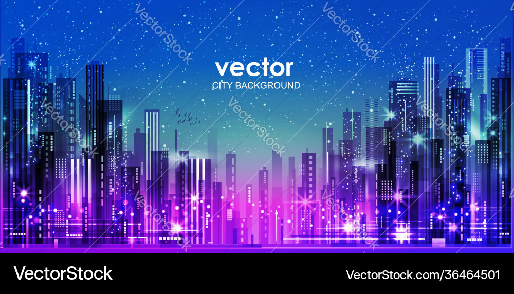 City background with architecture skyscrapers Vector Image