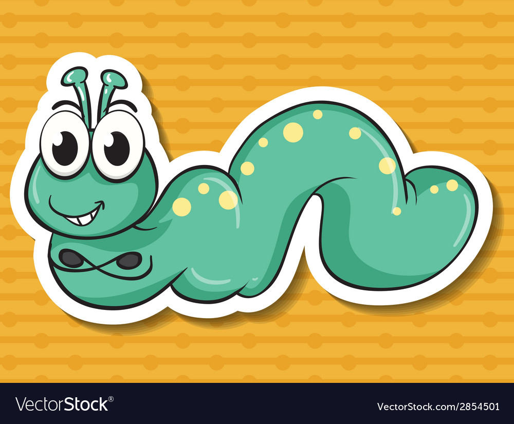 Worm Royalty Free Vector Image - VectorStock