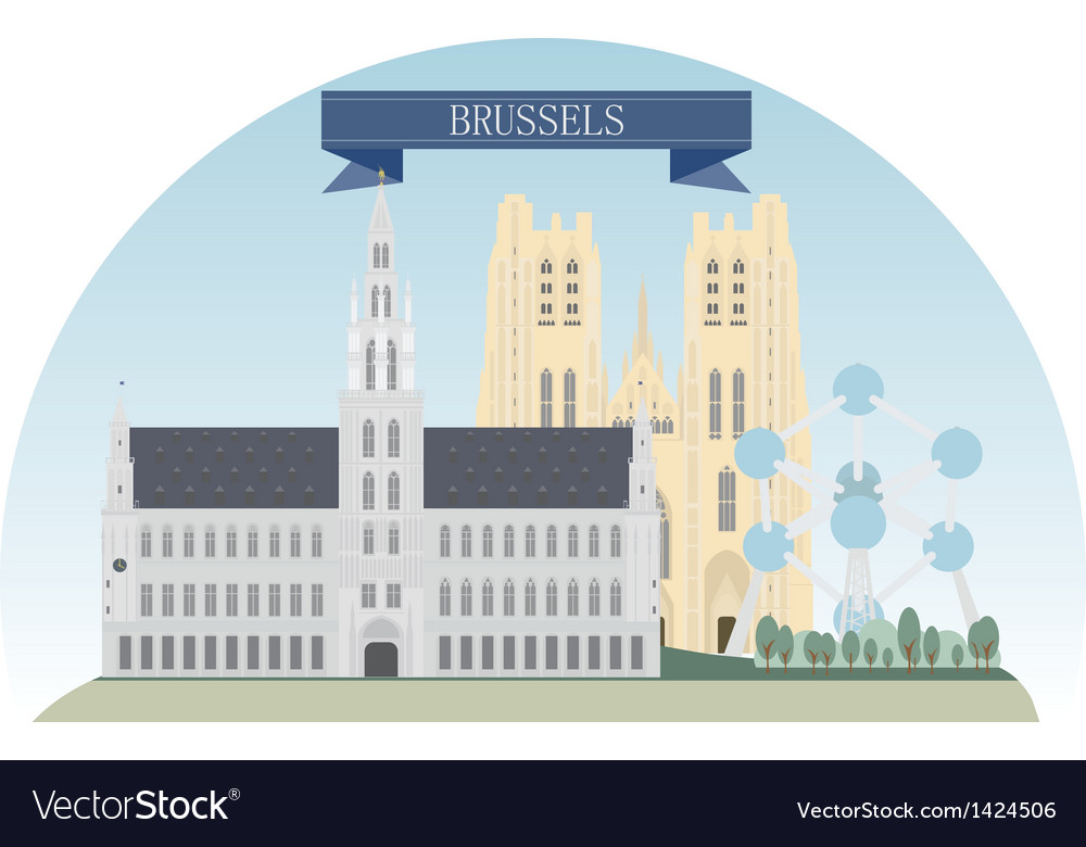 Brussels Royalty Free Vector Image - VectorStock