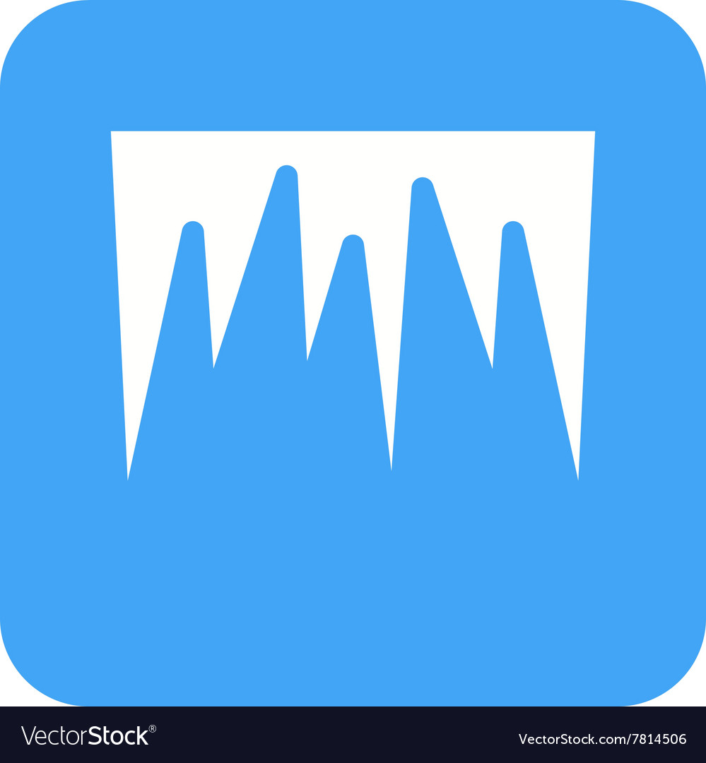 Icicle Royalty Free Vector Image - VectorStock