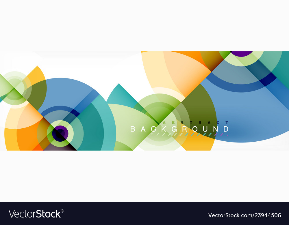 Modern circle background Royalty Free Vector Image