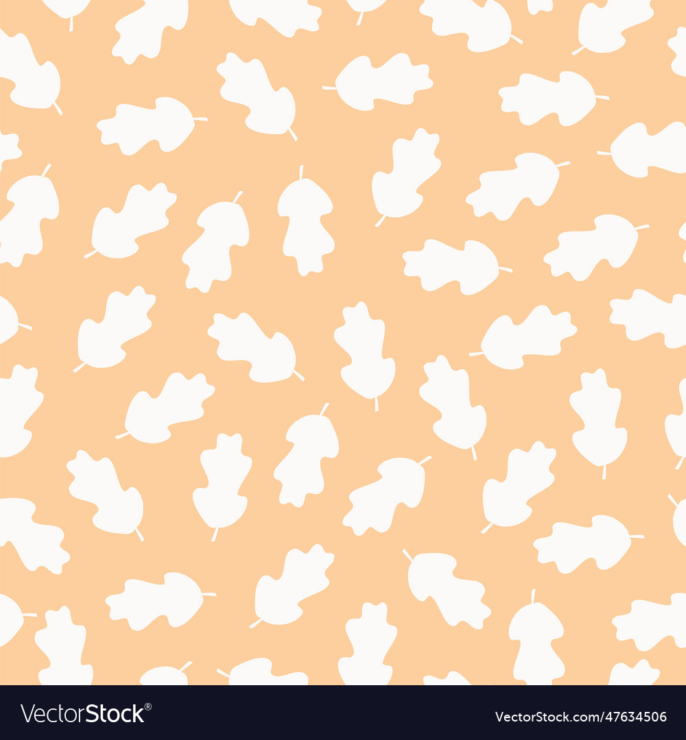 Seamless pattern with hand-drawn tree Royalty Free Vector