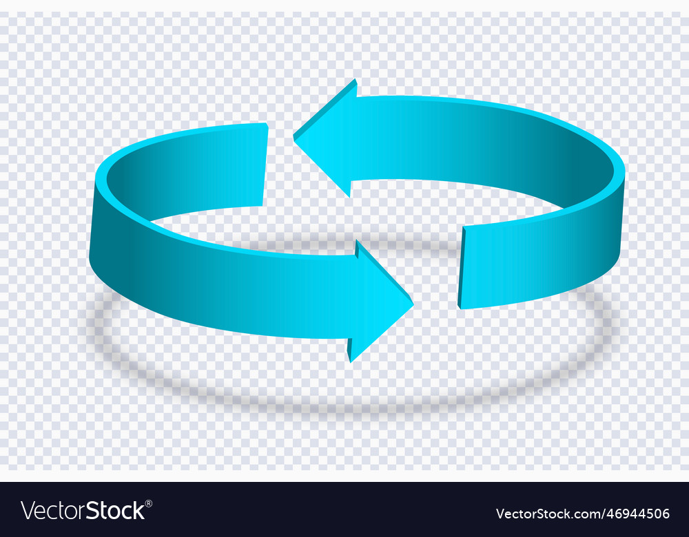 Sign of arrow refresh reload rotation Royalty Free Vector