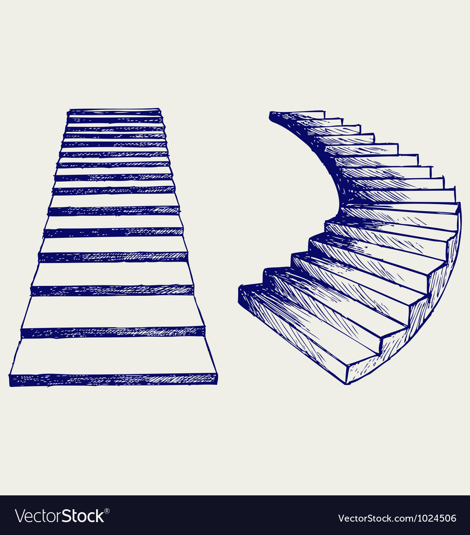 Staircase Royalty Free Vector Image - VectorStock
